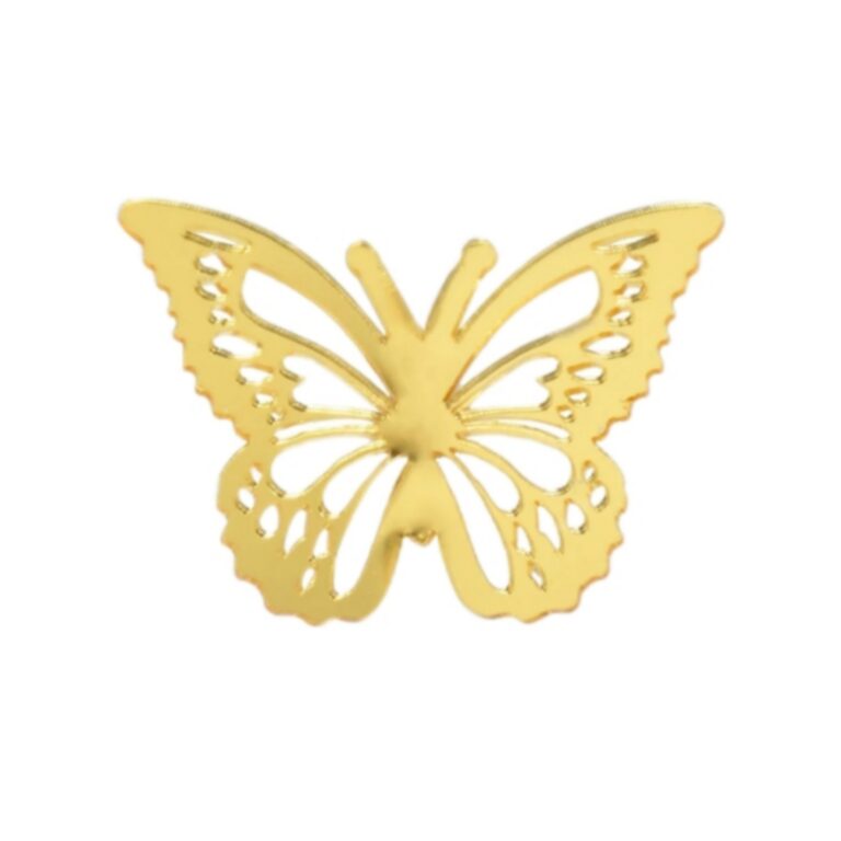3D Gold Acrylic Butterfly Cake Topper – Crumb Bites' Solutions (CBS)